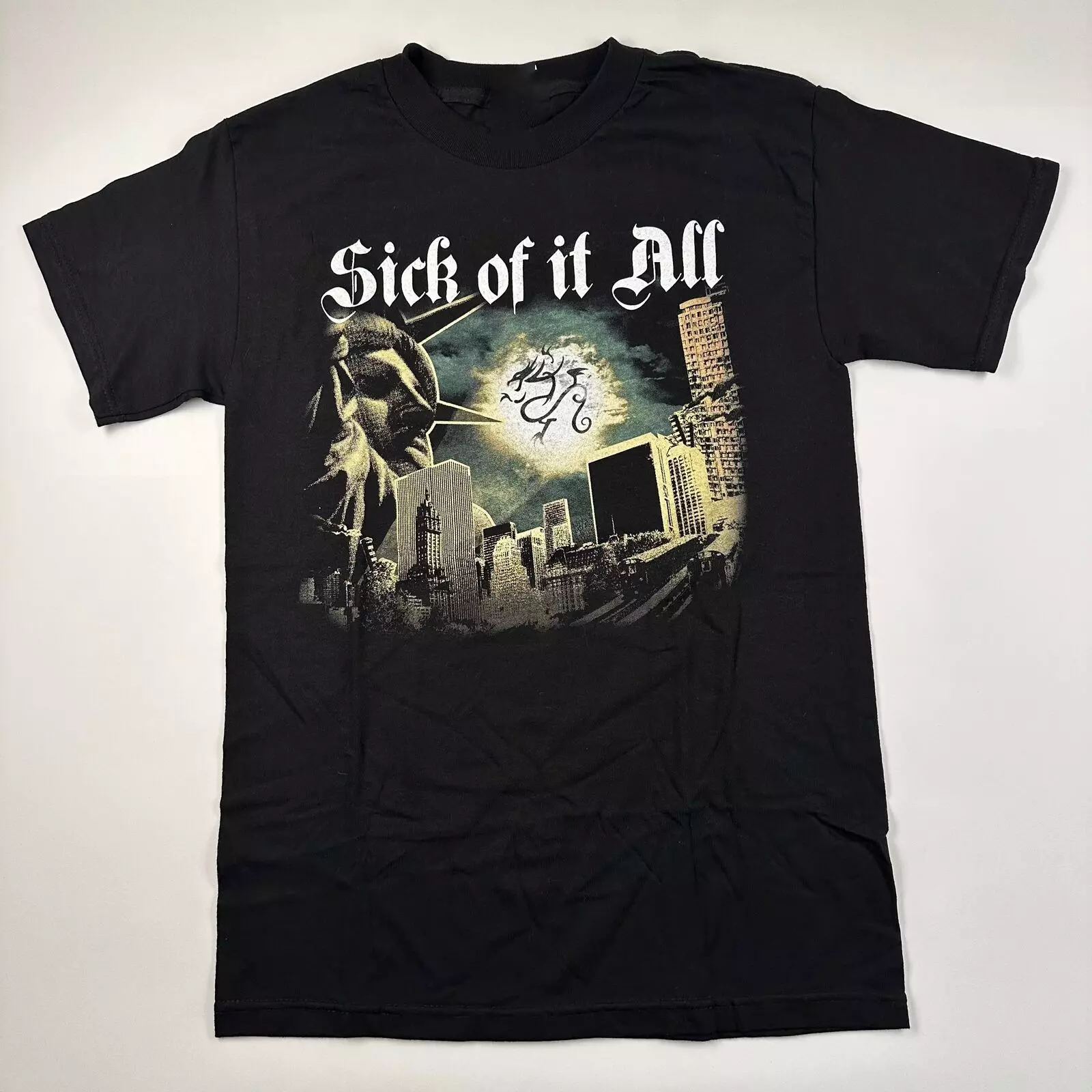 CLASSIC Sick Of It All Band Tour 1 Sided Tee Heavy Cotton Shirt MC749 ...
