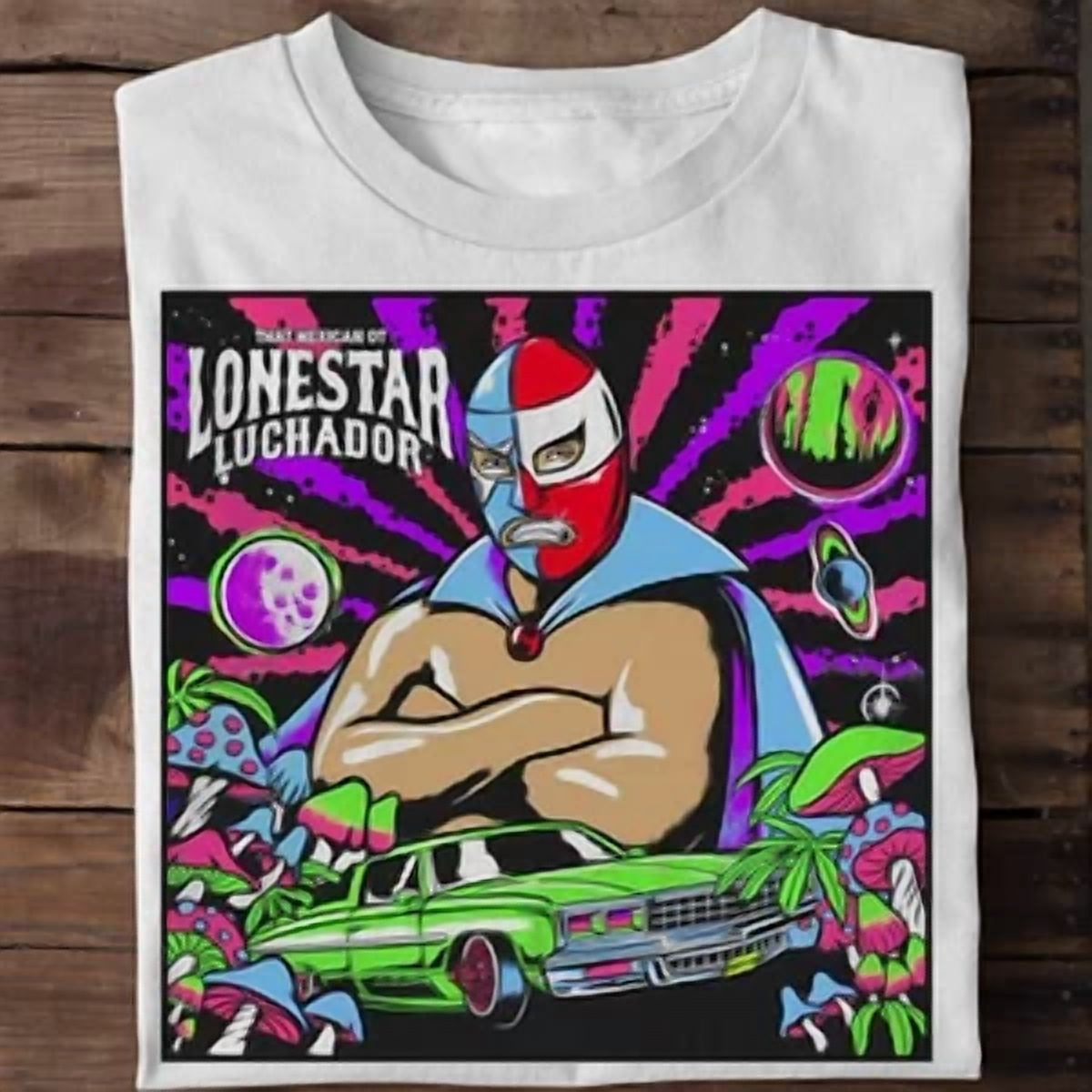 CLASSIC That Mexican OT Lonestar Luchador Album Gift For Fan S to 5XL T ...
