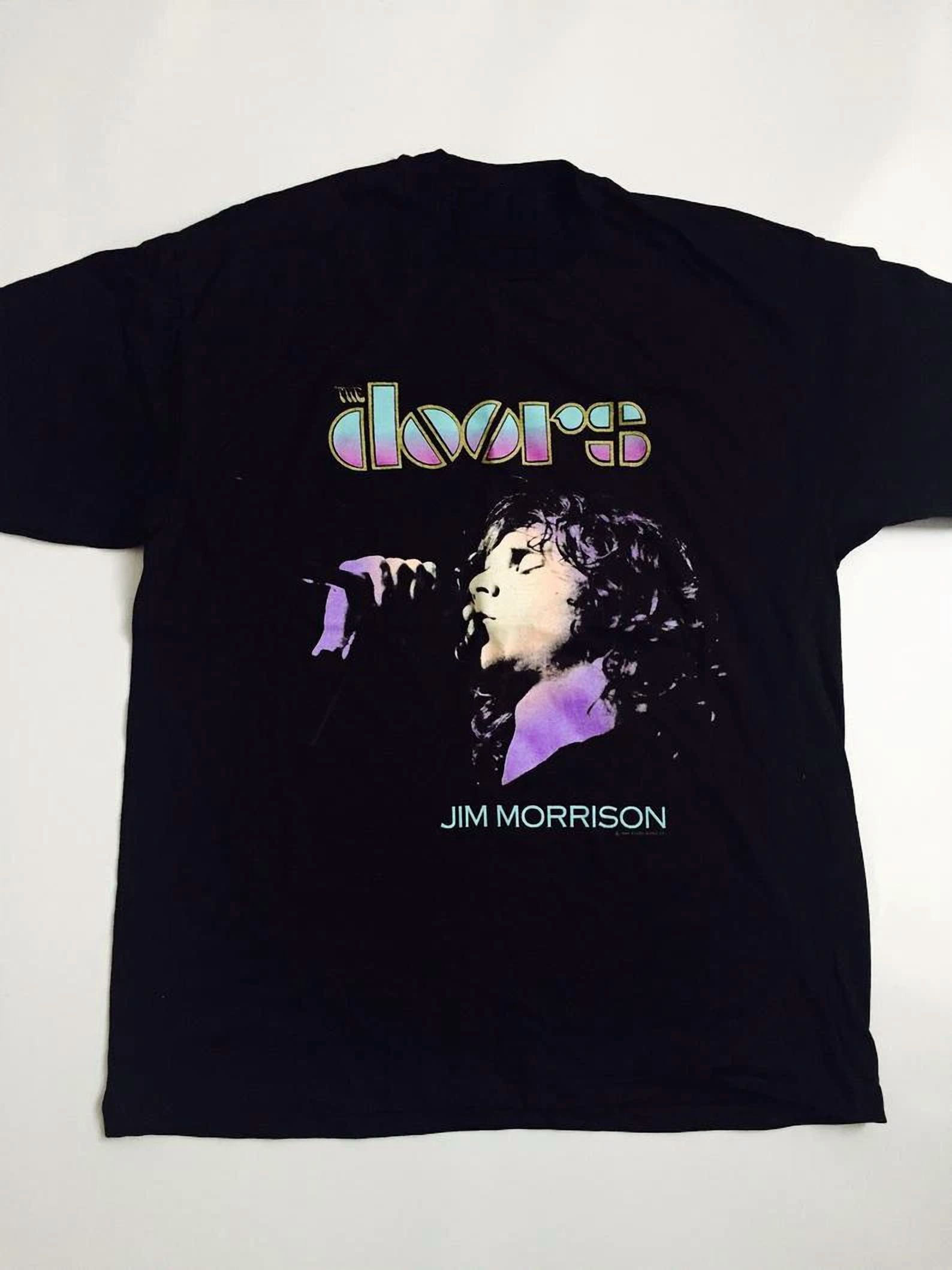 CLASSIC The Doors Jim Morrison Dance On Fire 1990 T-Shirt Rock Tee ...