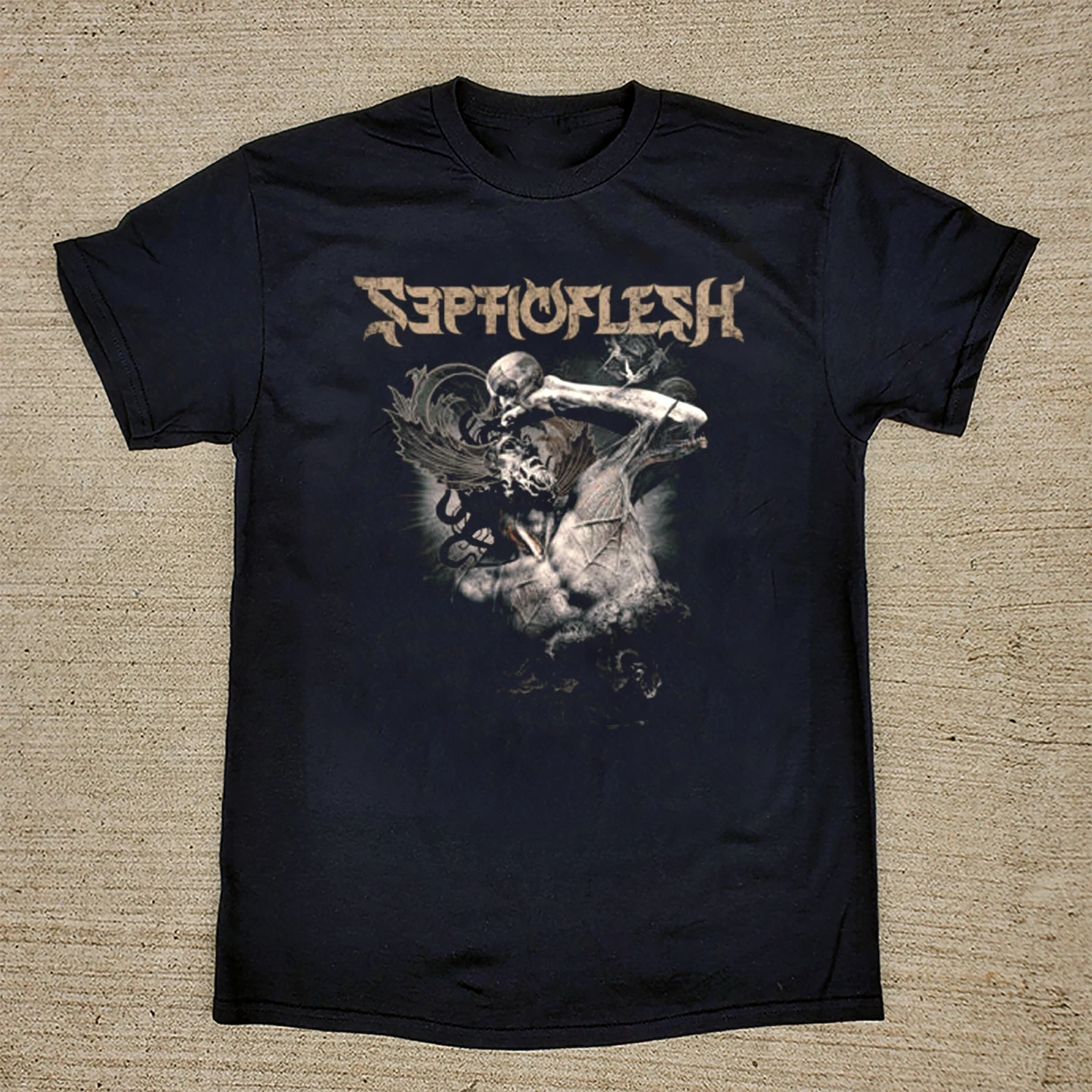 CLASSIC Vintage Septicflesh Amphibians Album T Shirt Black All Size ...