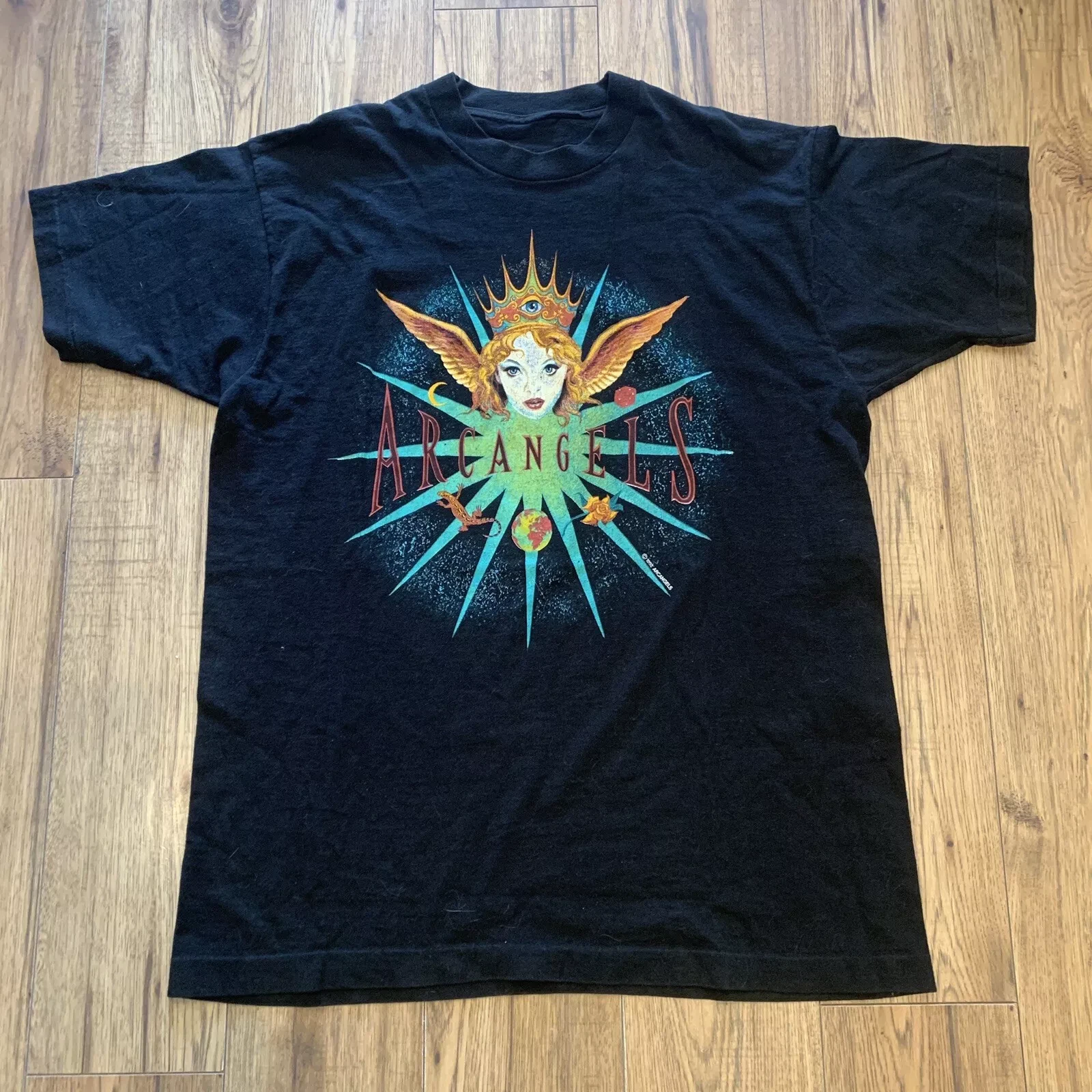 CLASSIC Vtg ARC ANGELS BAND Cotton Black T Shirt All Size For Men CS293 ...