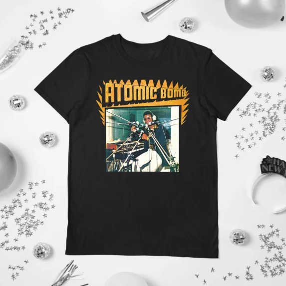 CLASSIC William Onyeabor Atomic Bomb Short Sleeve Black Unisex S-234XL ...