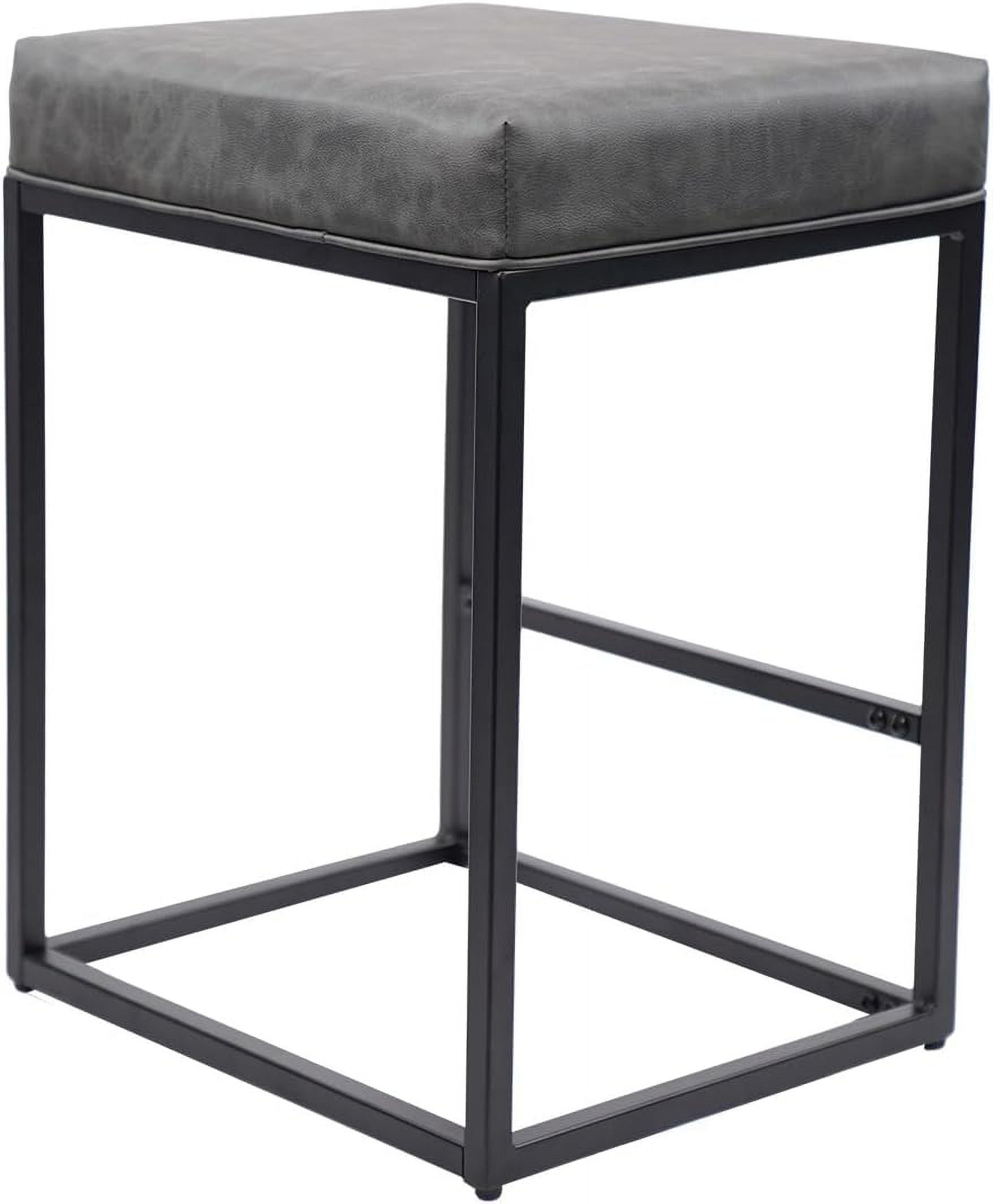 CLATINA Counter Height 24” Bar Stool Counter Backless Upholstered ...
