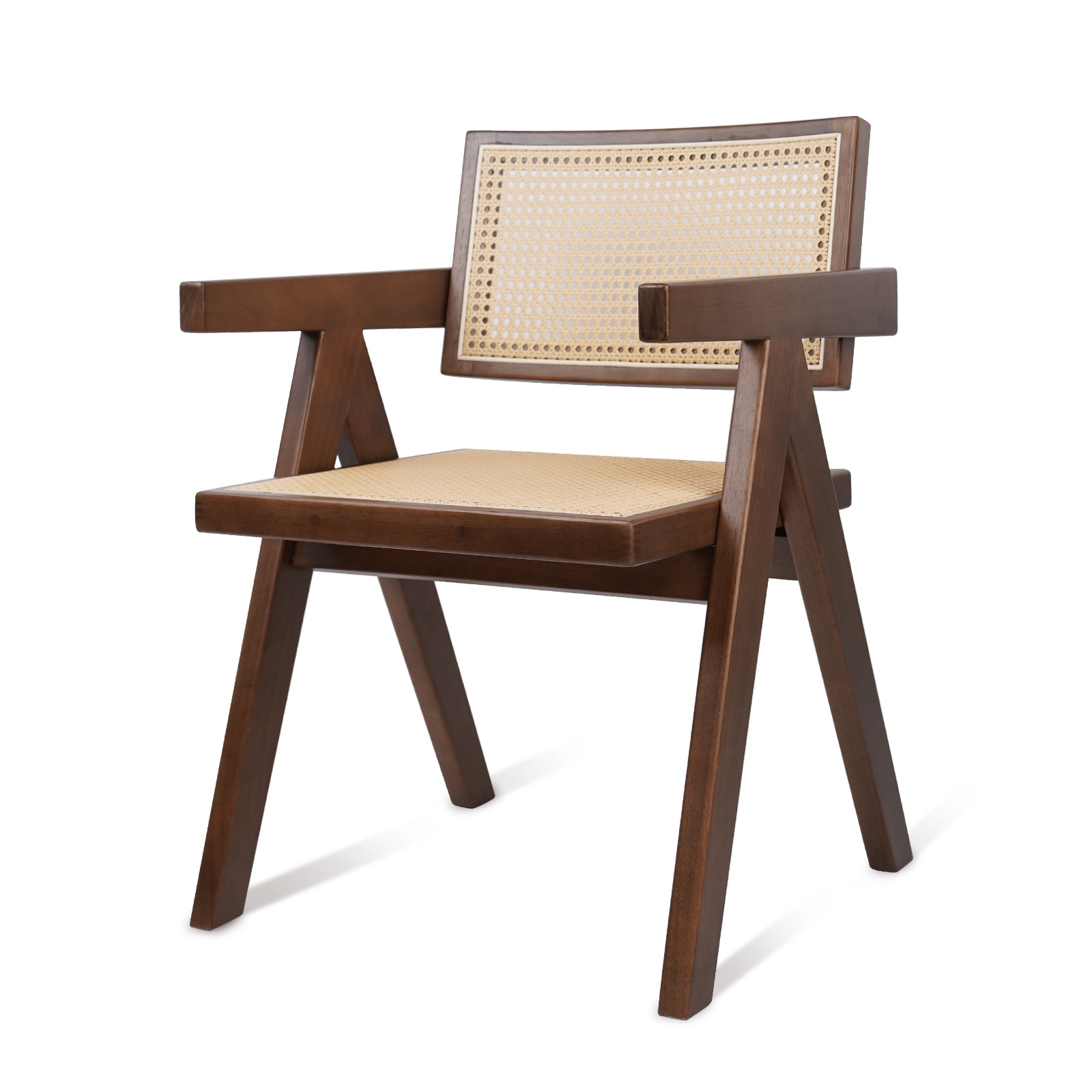 CLATINA Rattan Reading Chairs for Bedroom Comfy Indoor Kitchen Dining ...