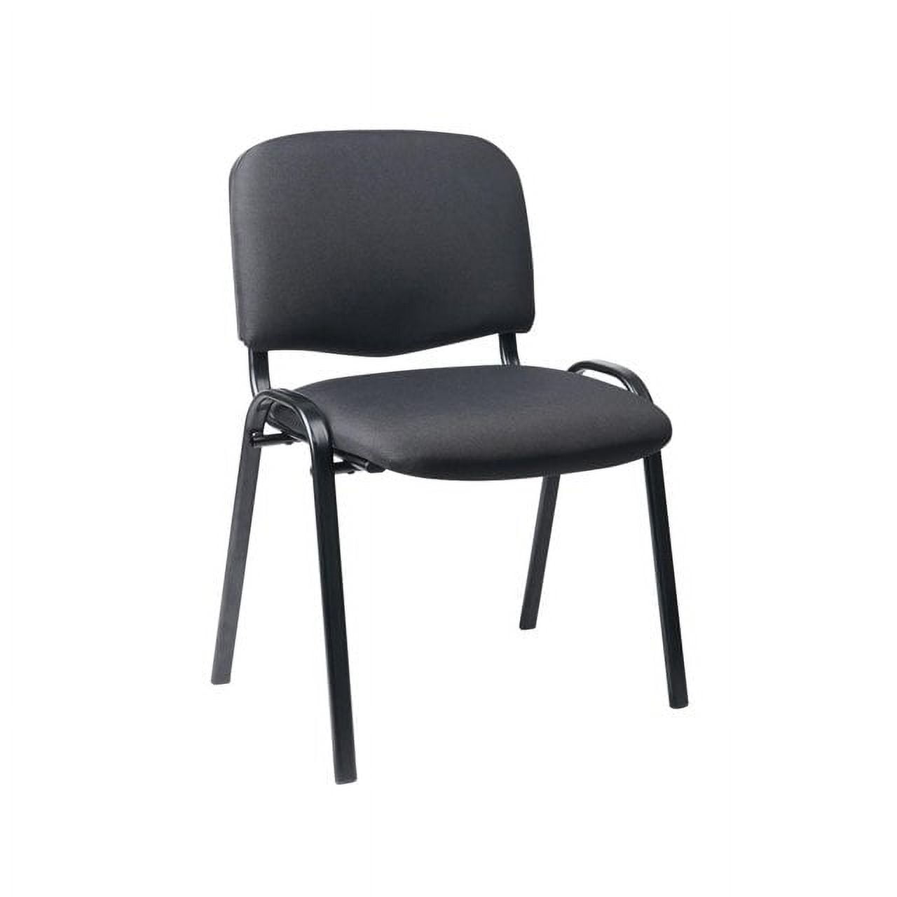 CLATINA Waiting Room Chairs Fabric Stackable Chairs Metal Frame with ...