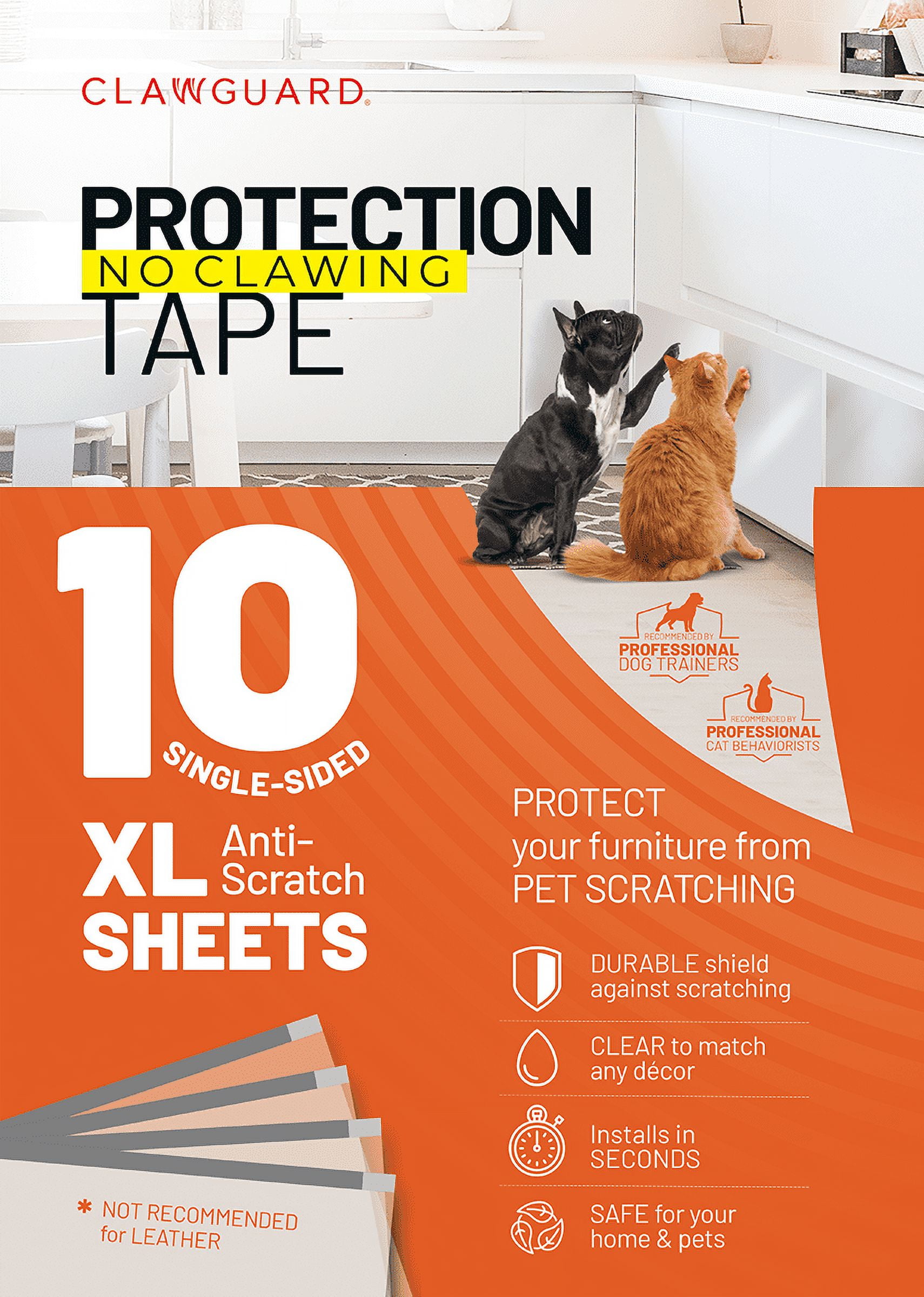 CLAWGUARD Protection Tape - Durable single-sided invisible Protection ...