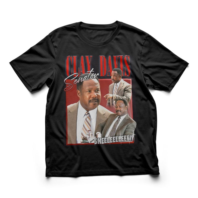 CLAY DAVIS Homage | Senator Clay Davis T Shirt | Vintage 90's T Shirt ...