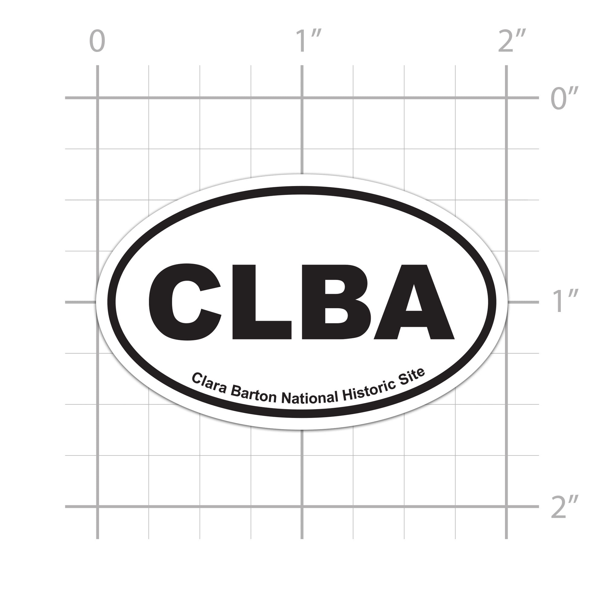 CLBA Clara Barton National Historic Site Sticker for water bottle phone ...