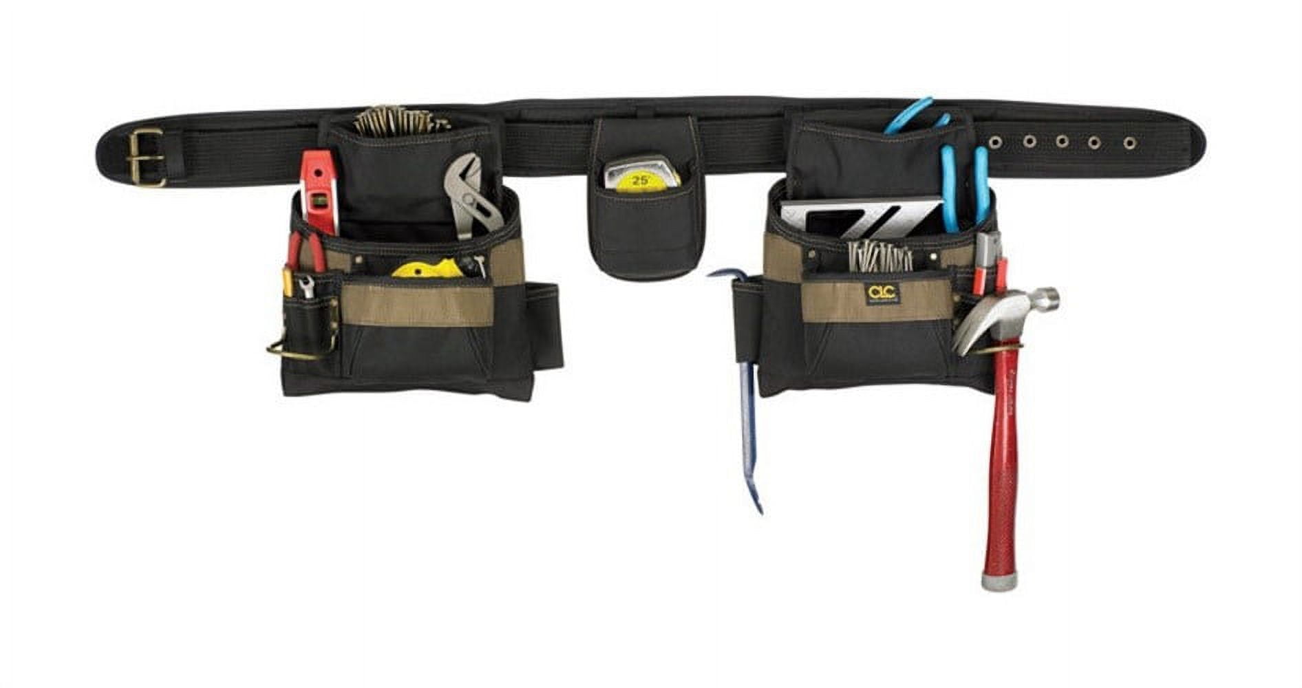 CLC 16-Pocket Polyester & Ballistic Nylon Carpenter Apron System (4 ...