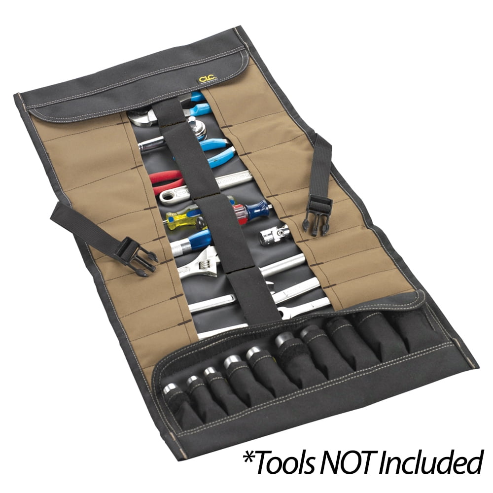 CLC 32 Pocket Socket Tool Roll Pouch - Walmart.com