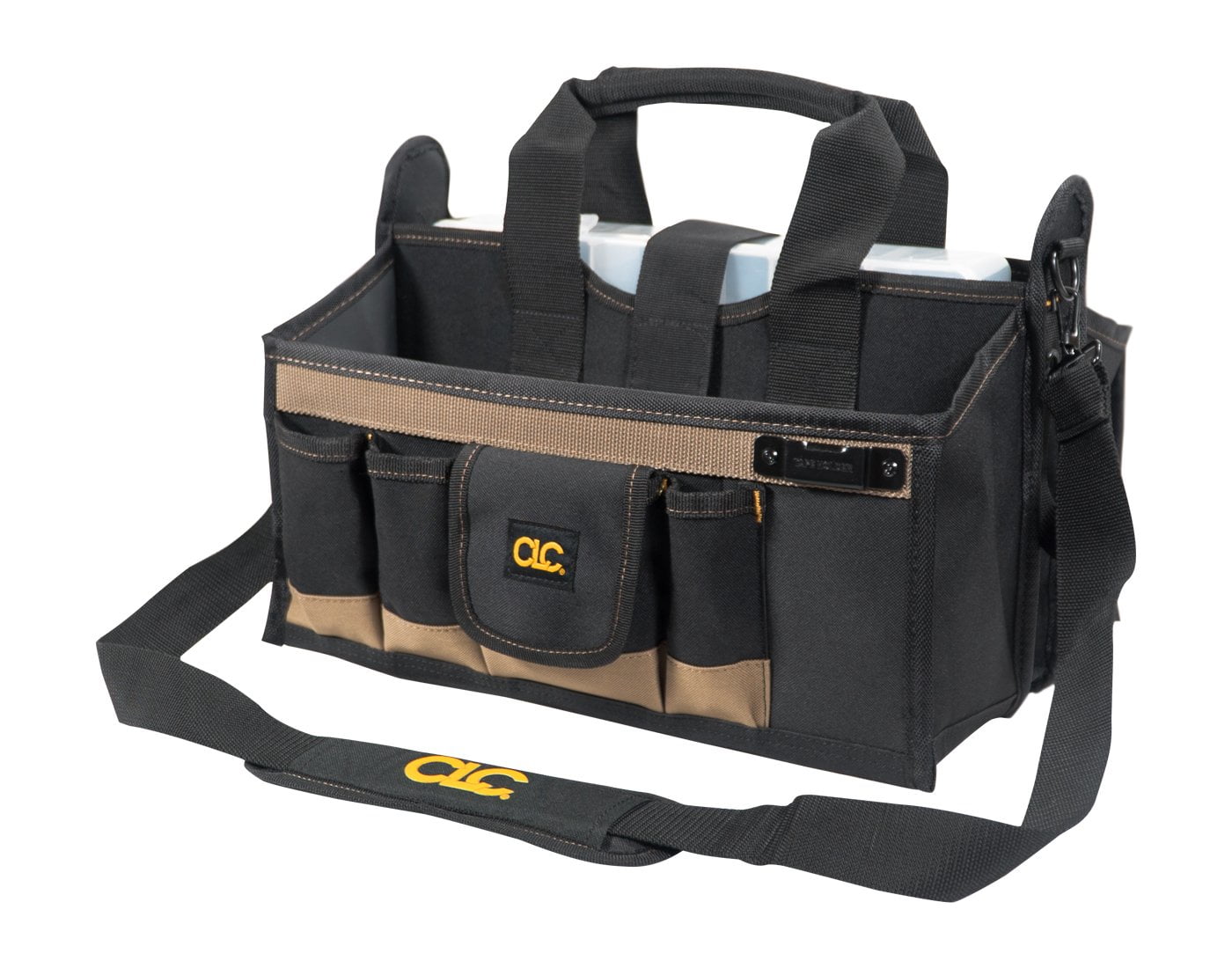 CLC Custom LeatherCraft 1529 16 In. Center Tray Tool Bag, 16 Pocket C21 ...