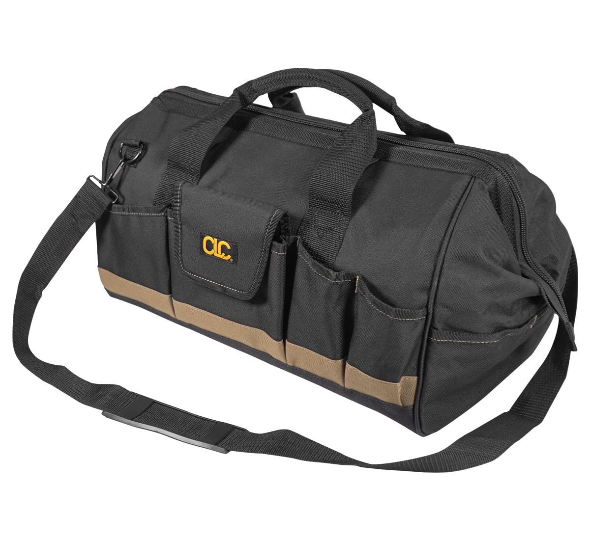 CLC Custom Leathercraft 1163 18-Inch Megamouth Tote Bag, 25 Pocket ...