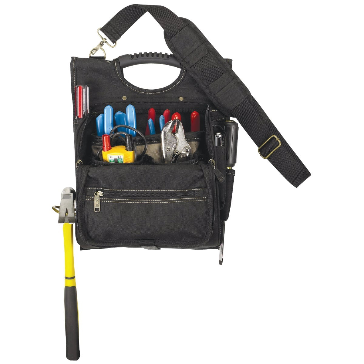 CLC Custom Leather Craft Electricians Tool Pouch 1509 Zippered - 21 ...