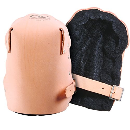 CLC Custom Leathercraft 313 Heavy Duty Leather Kneepads, Double Thick ...
