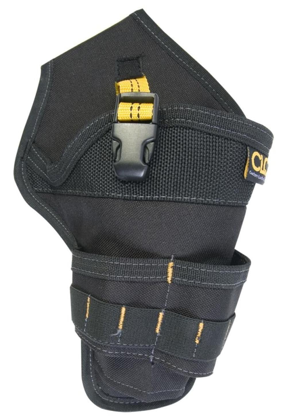 CLC Custom Leathercraft 5023 Deluxe Cordless Poly Drill Holster, Black ...