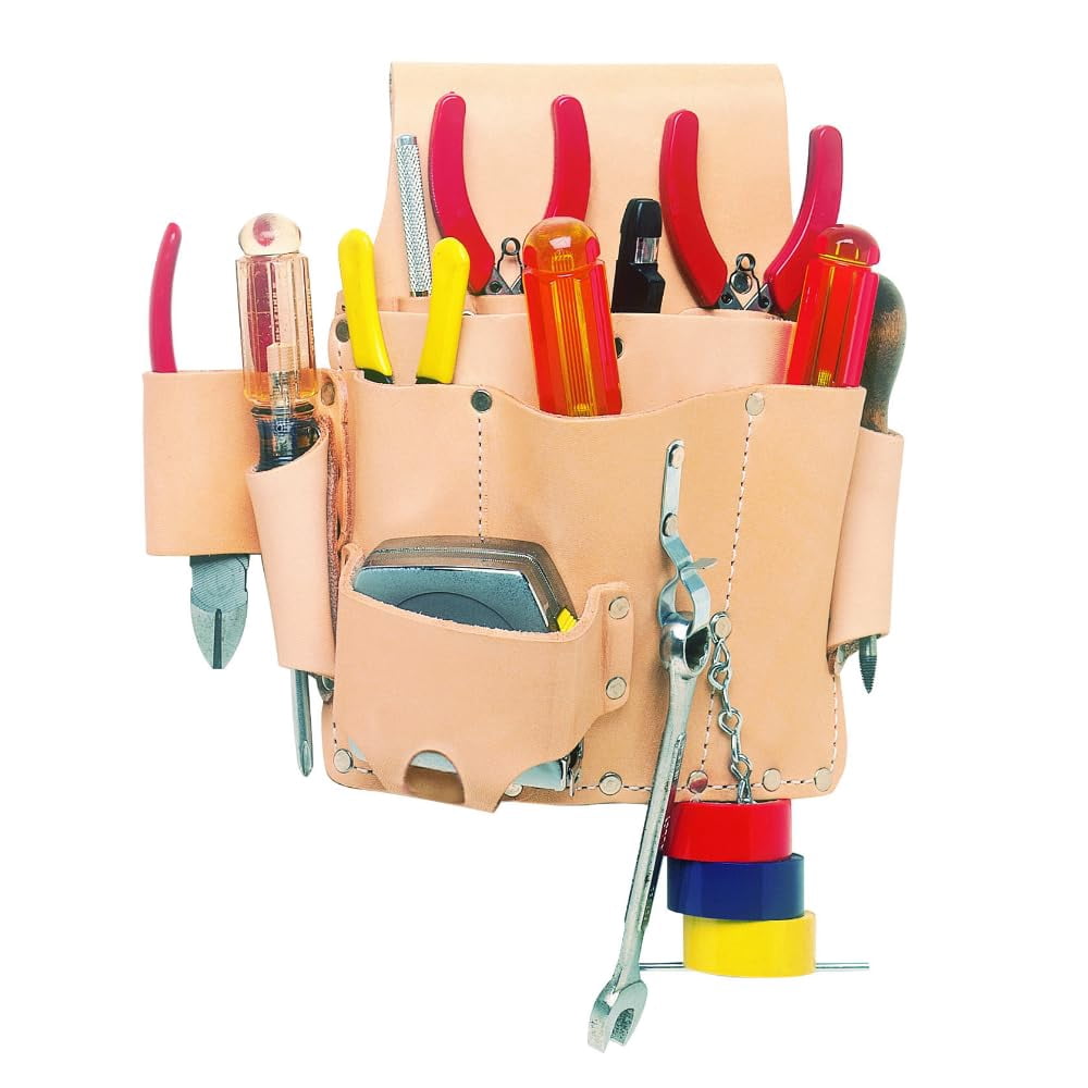 CLC Custom Leathercraft W500 Electrician's Tool Pouch, Heavy Duty, 8 ...