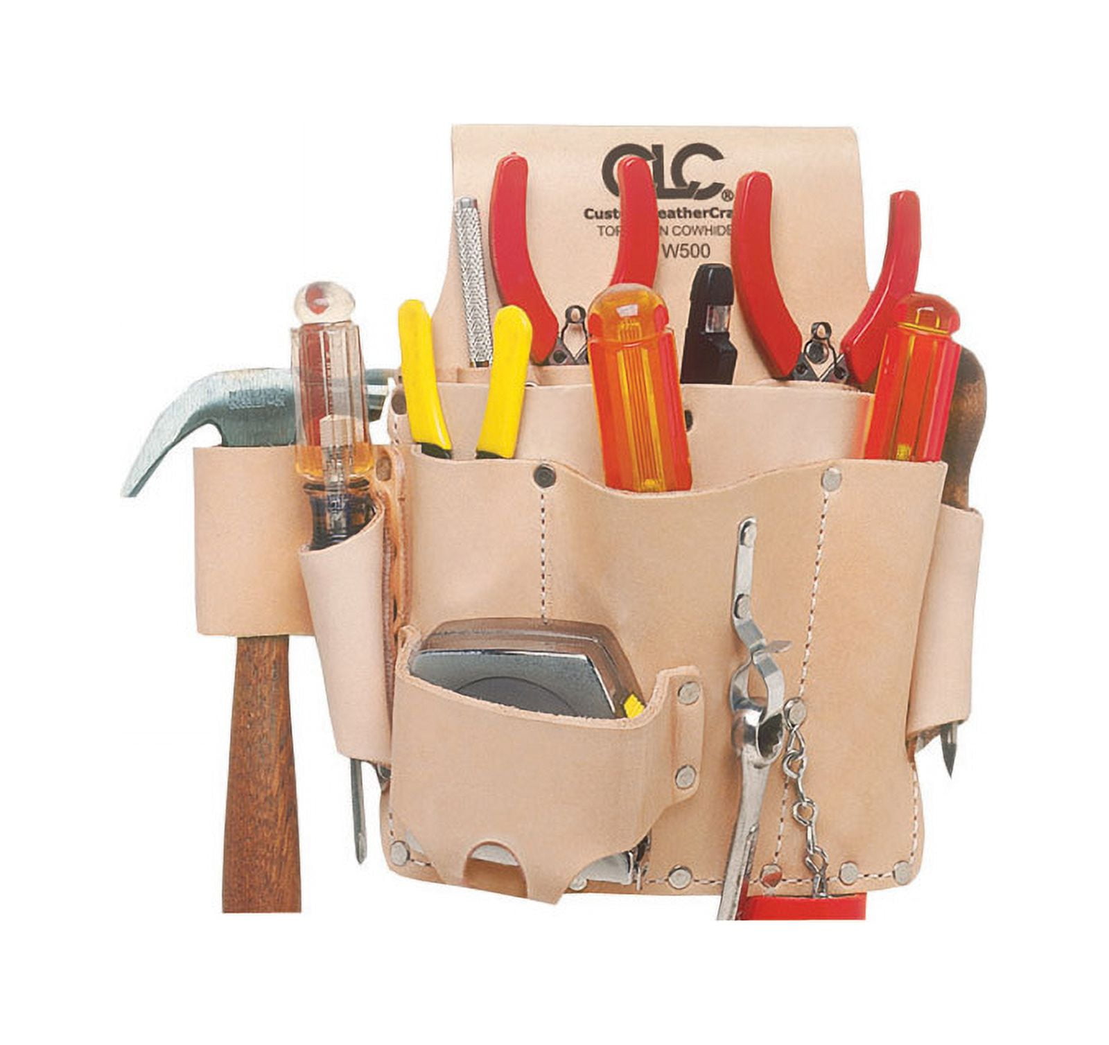 Custom Leathercraft W500 Heavy Duty Leather Electrician's Belt Tool ...