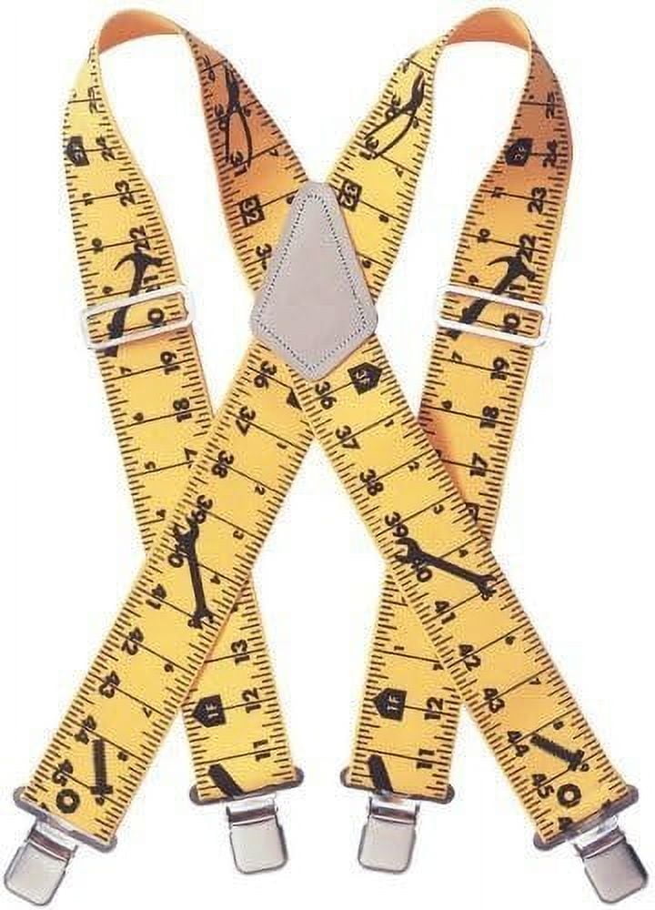 CLC Work Gear 110RUL 2" Ruler Heavy Duty Elastic Suspenders - Walmart.com