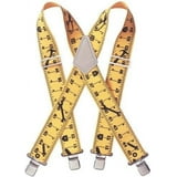 CLC Work Gear 110RUL 2" Ruler Heavy Duty Elastic Suspenders - Walmart.com