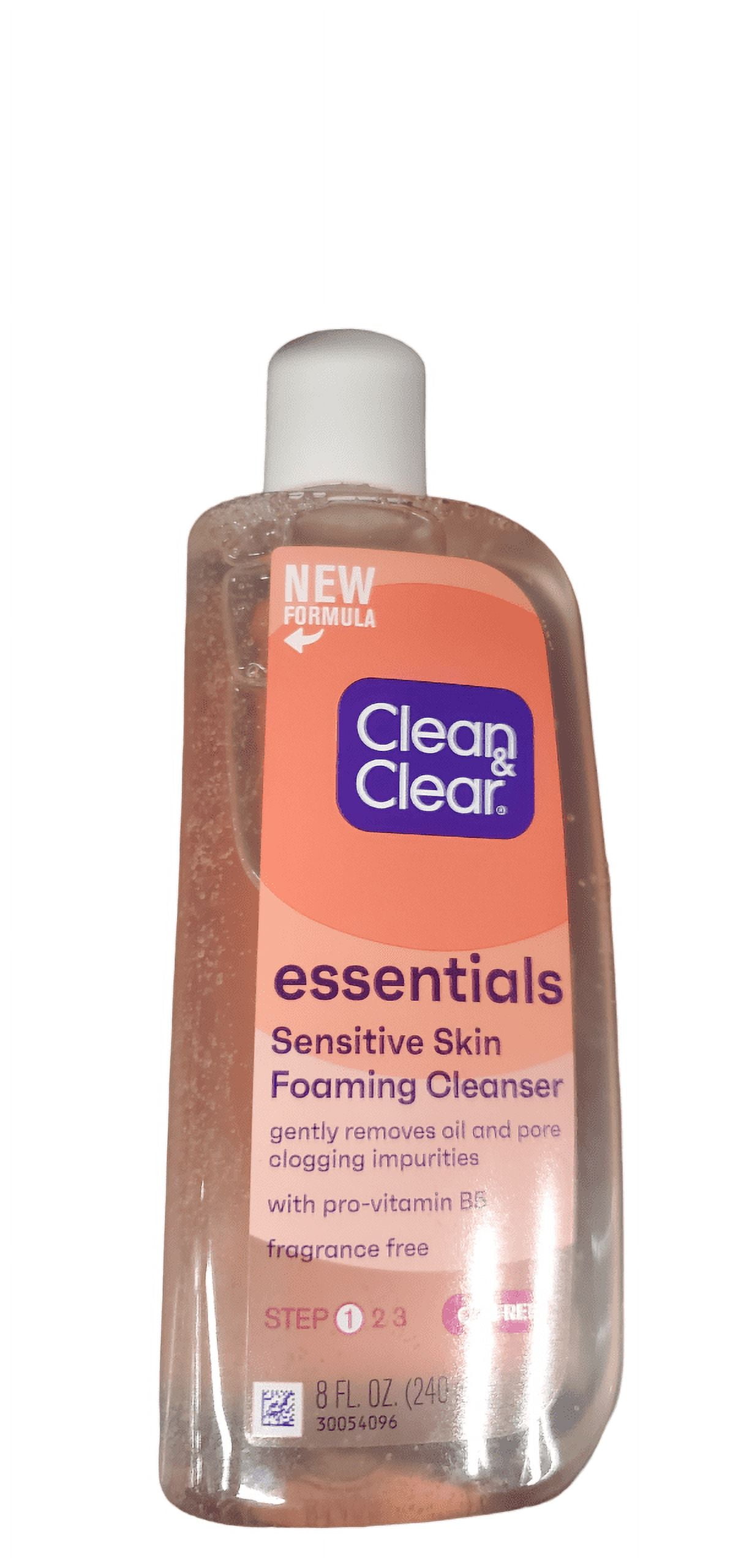 CLEAN & CLEAR Essentials Foaming Facial Cleanser 8 oz (Pack of 3 ...