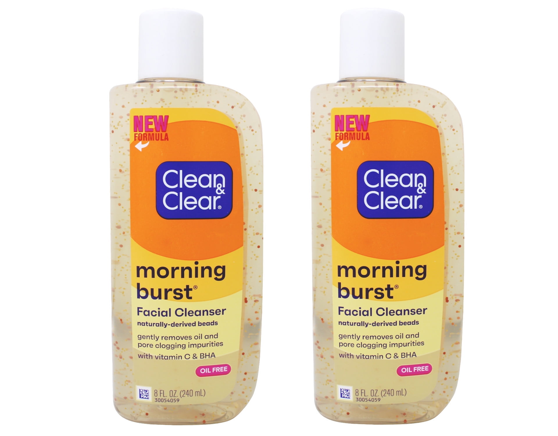 CLEAN & CLEAR Morning Burst Facial Cleanser 8 oz (Pack of 2) - Walmart.com