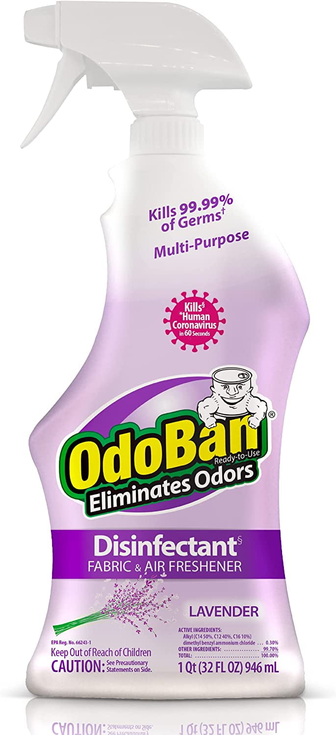 OdoBan Disinfect Fabric Cleaning Sanitizer, Multi-Purpose, Laundry ...