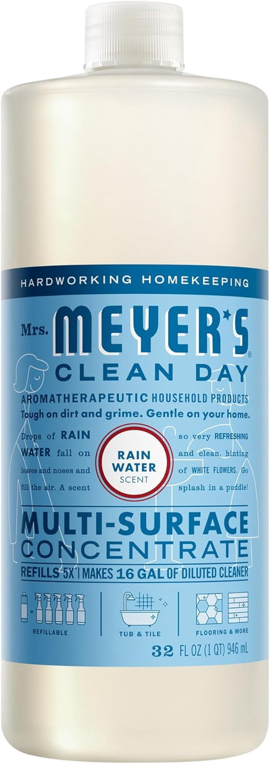 CLEAN DAY Multi-Surface Cleaner Concentrate, Rain Water Scent, 32 Ounce ...