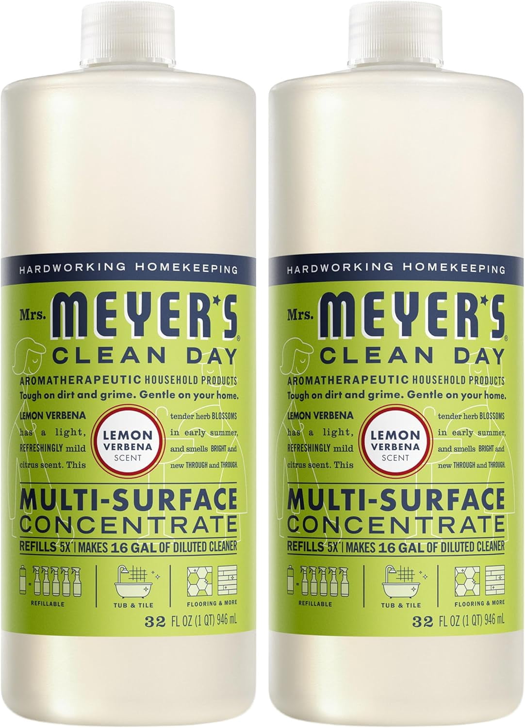 CLEAN DAY Multi-Surface Everyday Concentrate, Lemon Verbena Scent, 32 ...