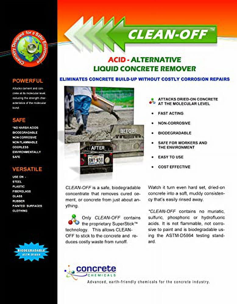 CLEAN-OFF Liquid Concrete Remover 5 Gallon - Walmart.com