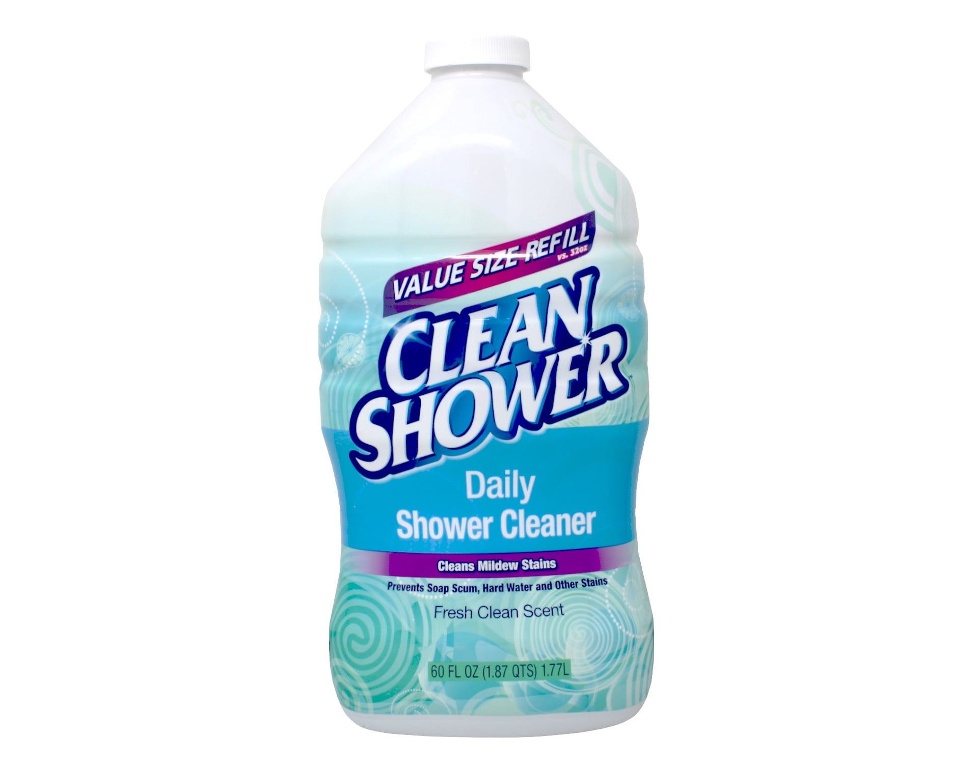 CLEAN SHOWER Daily Shower Cleaner Refill, 60 fl oz, 2 Pack - Walmart.com