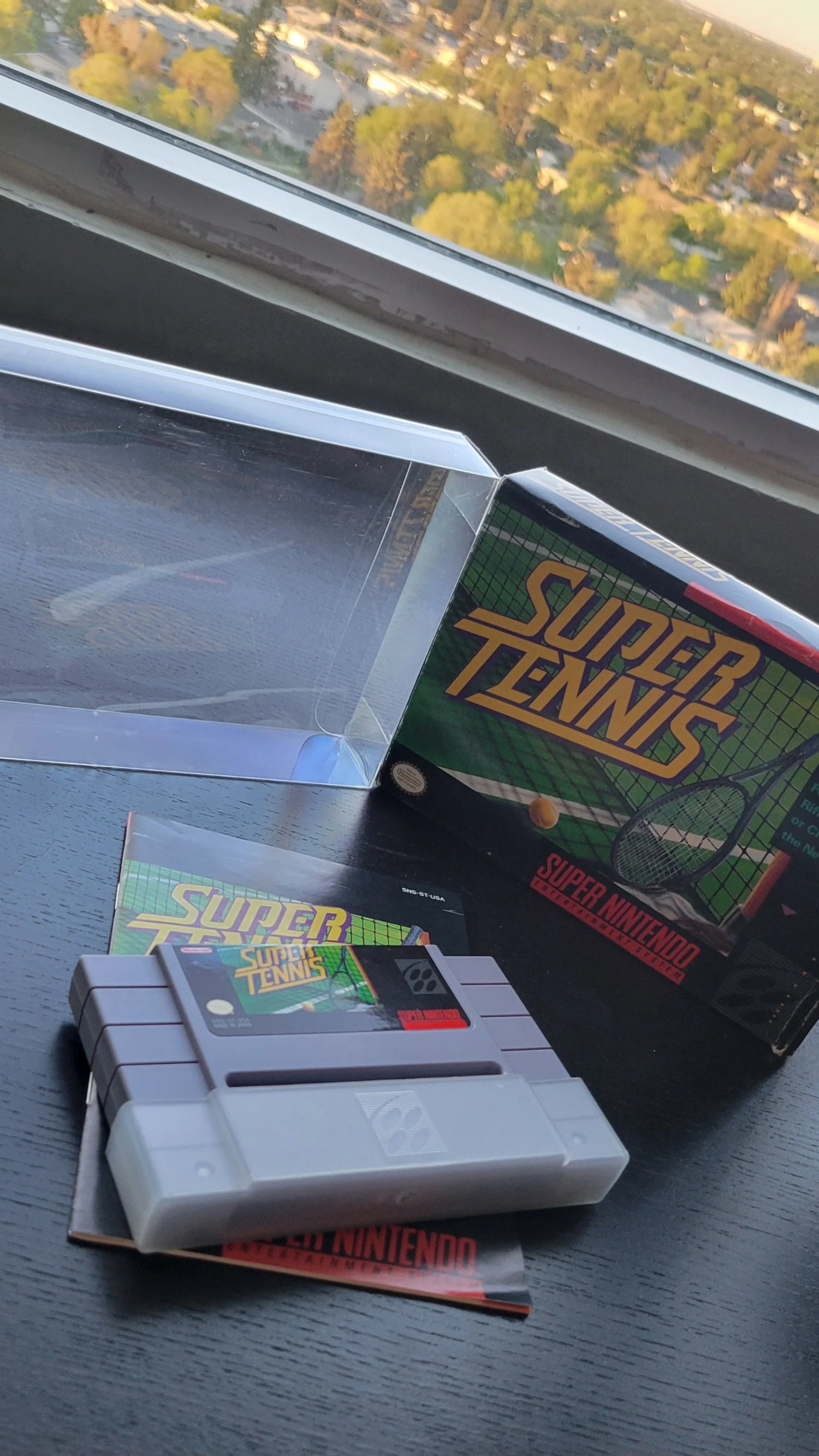 CLEAN SUPER TENNIS 1991 CIB Box Manual Protector - SNES - Super ...