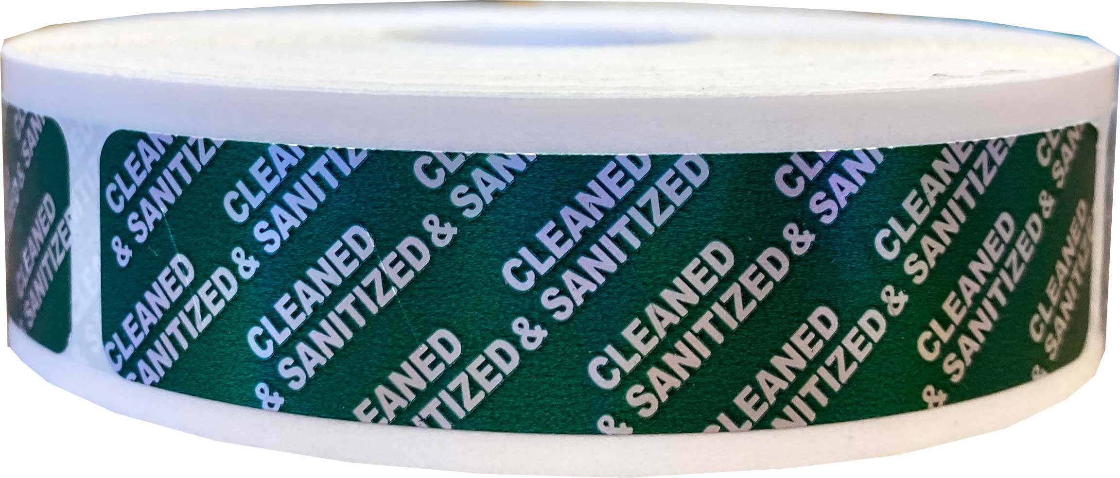 CLEANED & SANITIZED Tamper Resistant Labels | 0.75" x 3.5" Inch | 500 ...