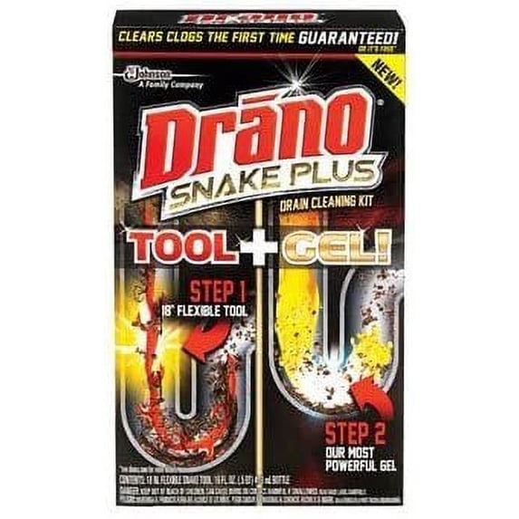 Windex Drain Snake Plus Cleaner Gel - Unscented, 16 Fl Oz Pack of 1 ...