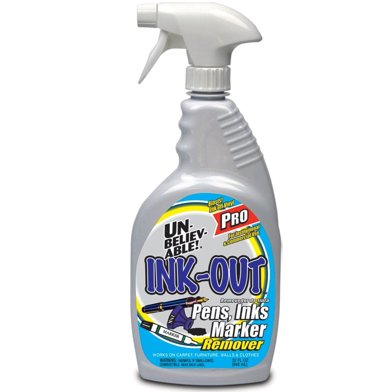 CLEANER, REMOVER UNBELIEVABLE INK-OUT 32OZ - Walmart.com