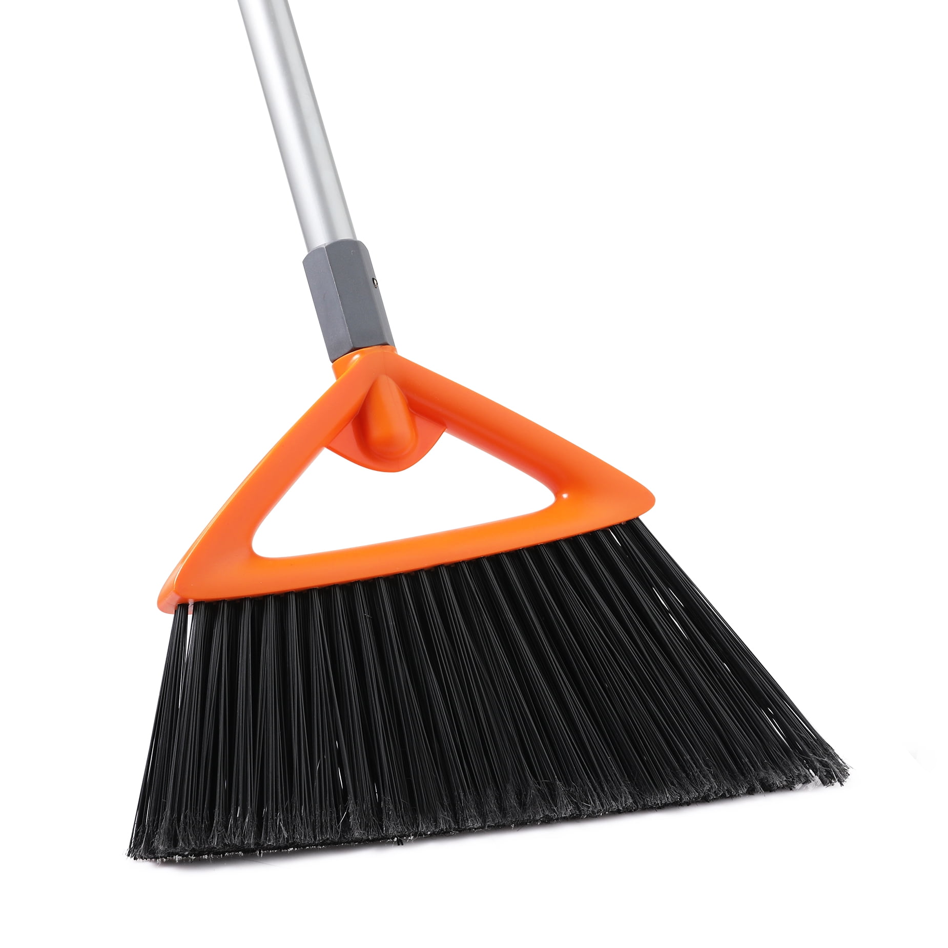 CLEANHOME Heavy-Duty Broom with Long Handle Stiff Bristle for Courtyard ...