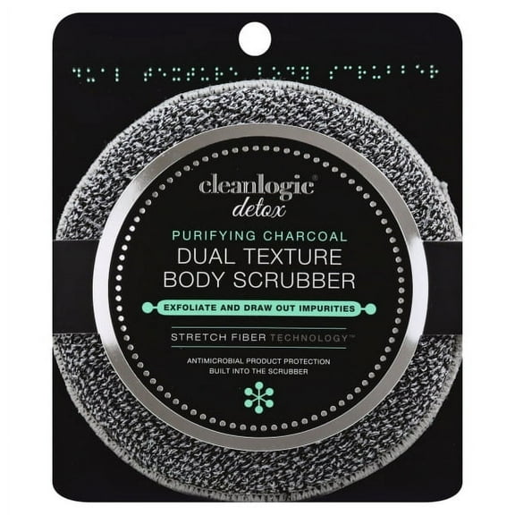Cleanlogic Exfoliating Round Dual Texture Body Scrubber - Walmart.com
