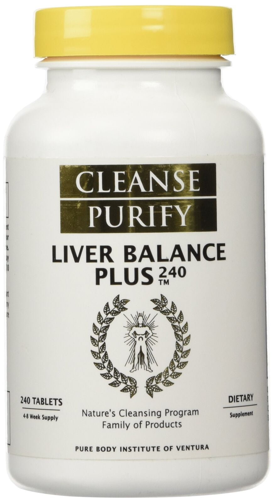 CLEANSE PURIFY LIVER BALANCE PLUS (240 Tablets) 4-8 Week Supply DIETARY ...