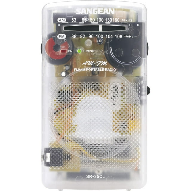 CLEAR AM/FM POCKET RADIO ANALOG AM/FM RADIO - Walmart.com