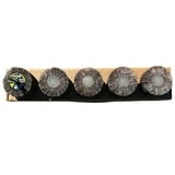 CLEARANCE RYOBI 60 Grit Flap Wheel Set with 1/4 in. Shank (5-Piece ...