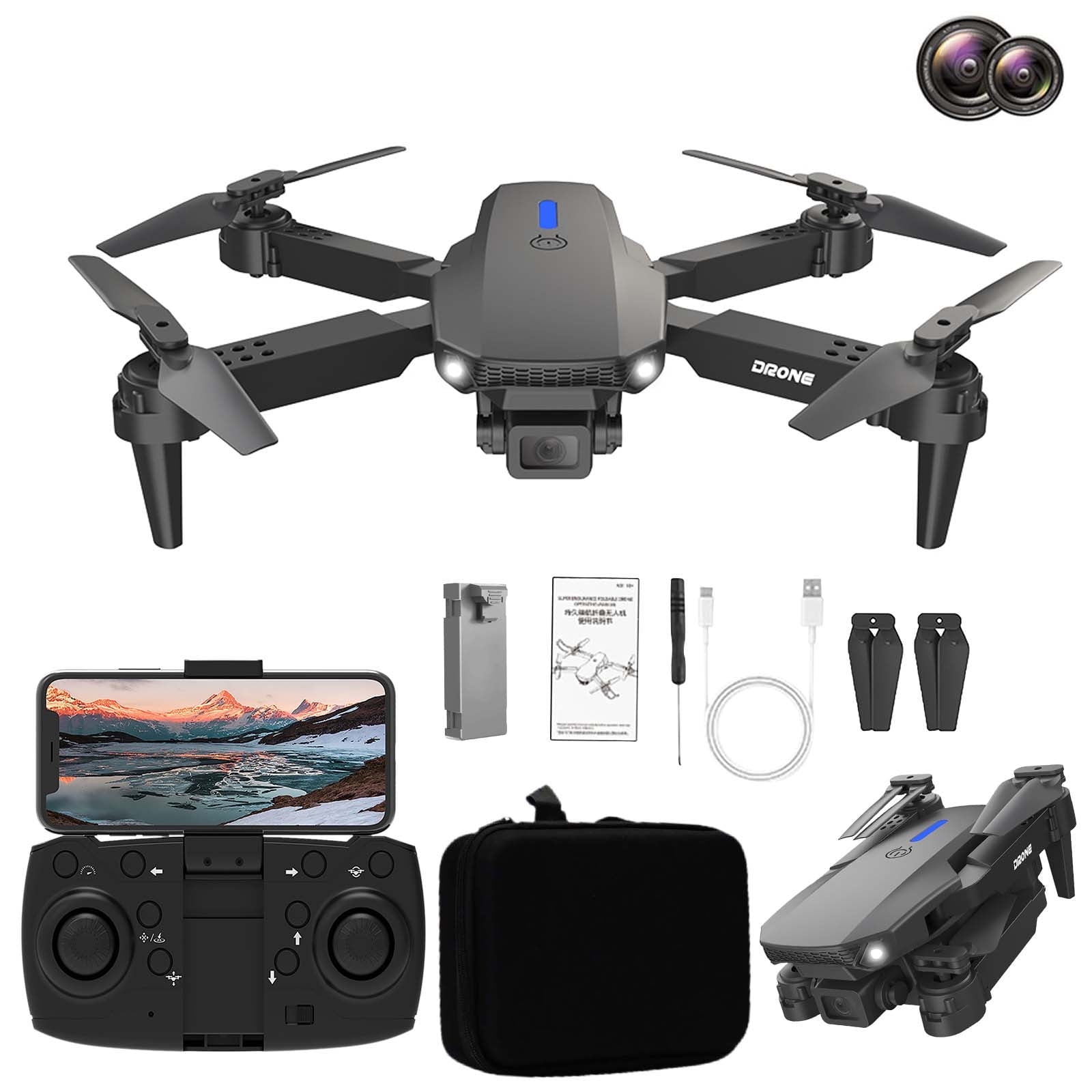 CLEARANCE Robot Vacuum and Mop(Black), Robotic Vacuum Cleaner, 1H Max ...