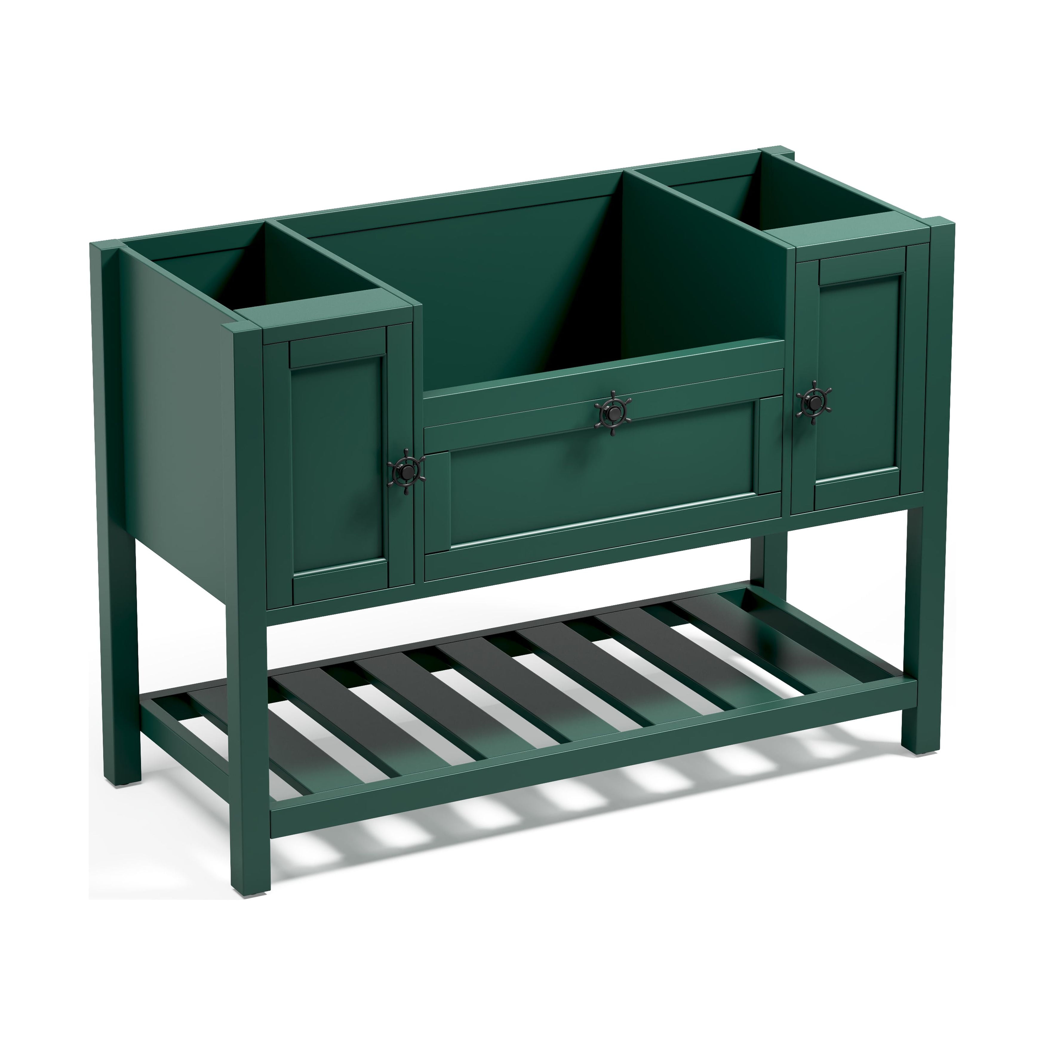 CLEARANCE! Solid Wood Bathroom Vanities Without Tops 48 in. W x 20 in ...