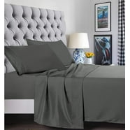Chambray 3-Piece Gray Twin Sheet Set - Walmart.com
