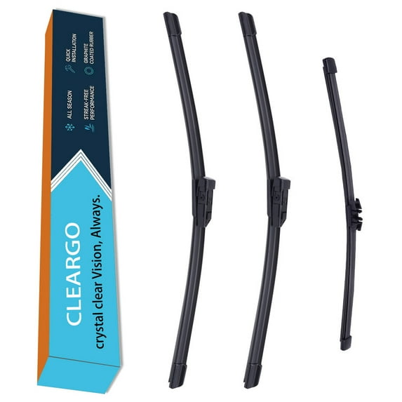 CLEARGO Wiper Blade Kit (Front + Rear) for 2024–2025 Hyundai Santa Fe ...