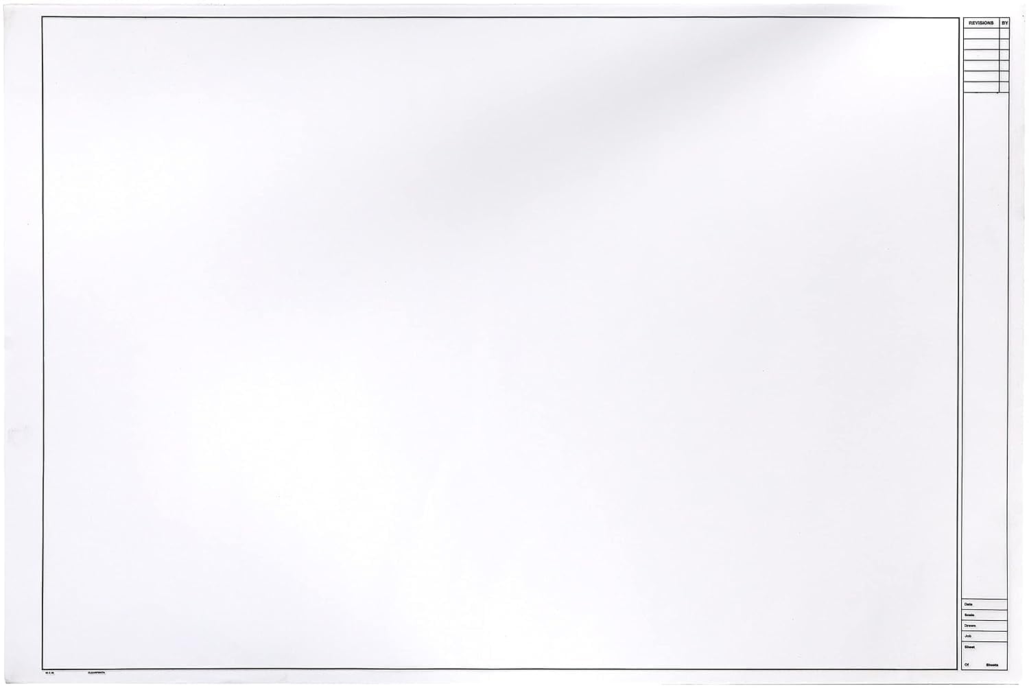 Clearprint 24" x 36" 1000H Design Vellum Sheets with Architect Title ...