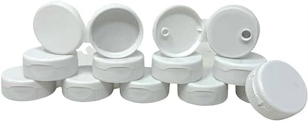 CLEARVIEW CONTAINERS Honey Bear Replacement Lids (38mm White Flip Top Lid - 12 Pack) - Walmart.com