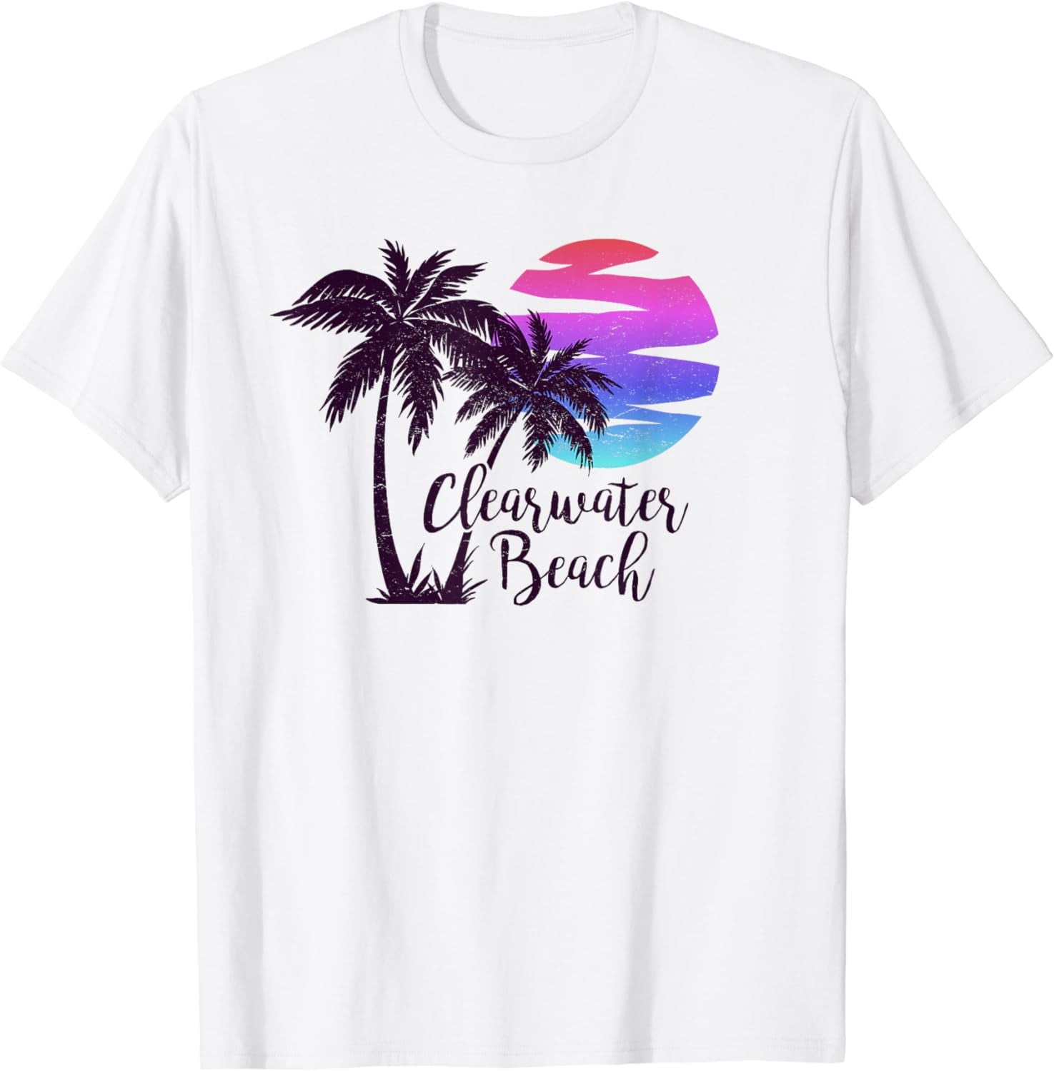 CLEARWATER BEACH Trip Vacation Spring Break Sunset Graphic T-Shirt ...