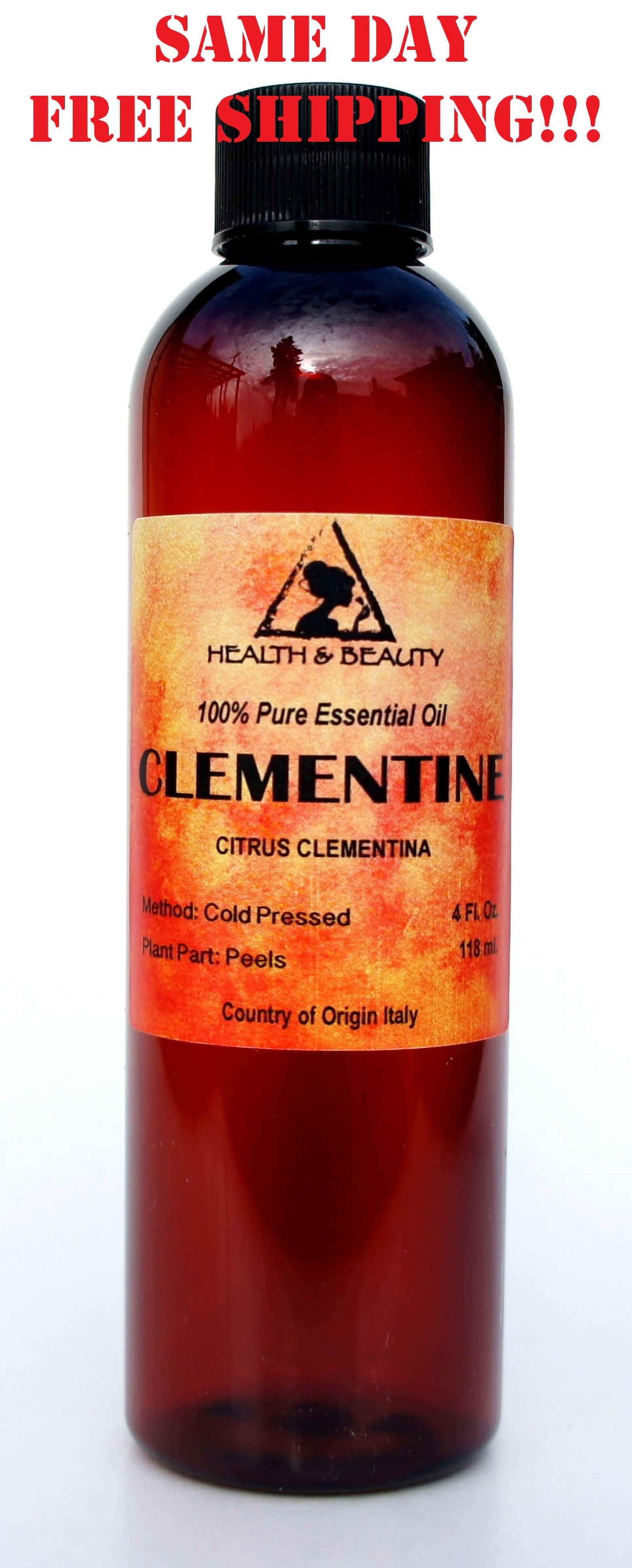 CLEMENTINE ESSENTIAL OIL AROMATHERAPY NATURAL 100% PURE 4 OZ - Walmart.com