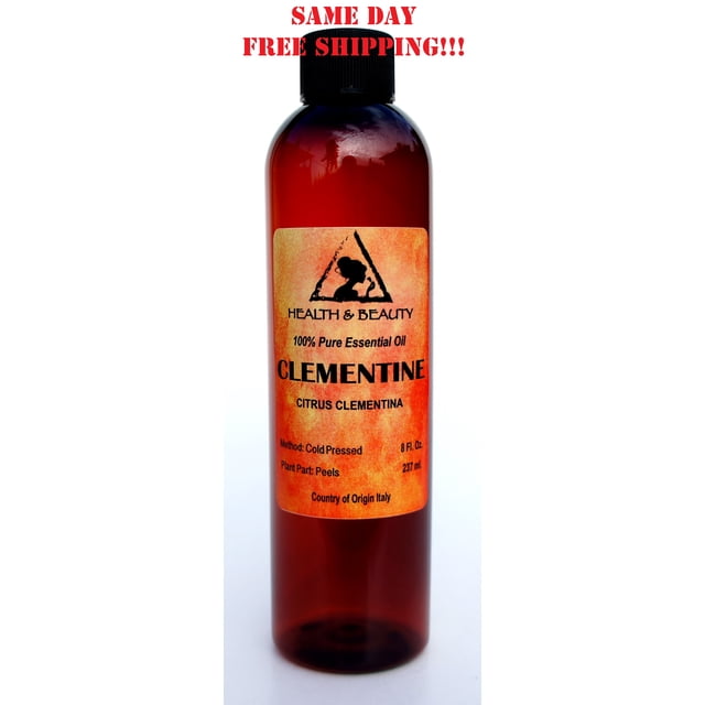 CLEMENTINE ESSENTIAL OIL AROMATHERAPY NATURAL 100% PURE 8 OZ - Walmart ...
