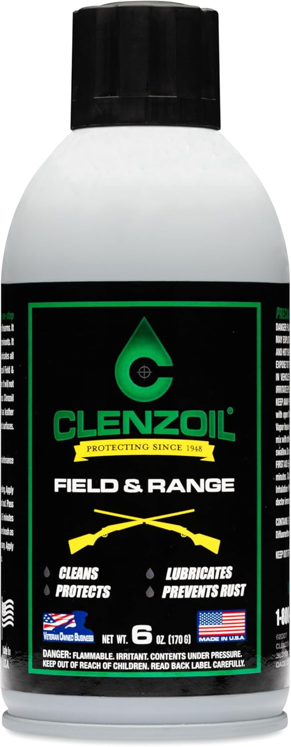 CLENZOIL Field & Range Aerosol - CLP Gun Lubricant - Premium Firearm ...