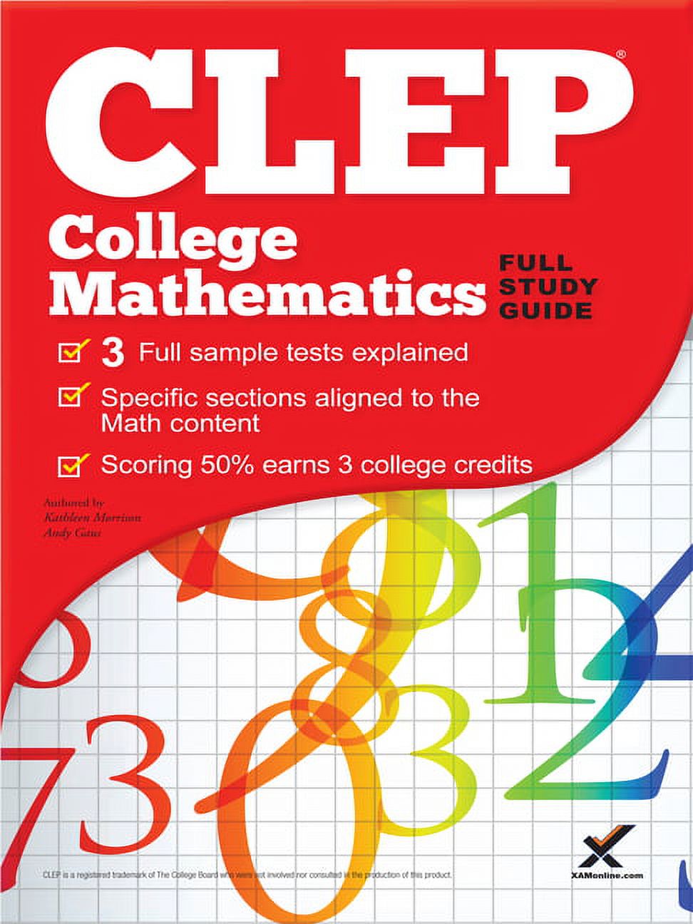 CLEP College Mathematics 2017, (Paperback) - Walmart.com